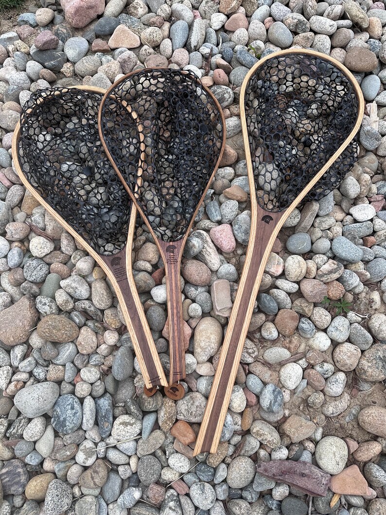 Handcrafted Wooden Fishing Nets Wading Net - Etsy