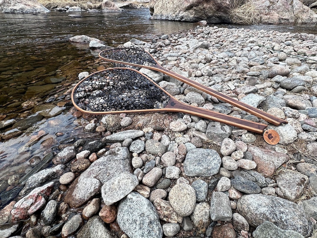 Handcrafted Wooden Fishing Nets- Wading Net - Etsy