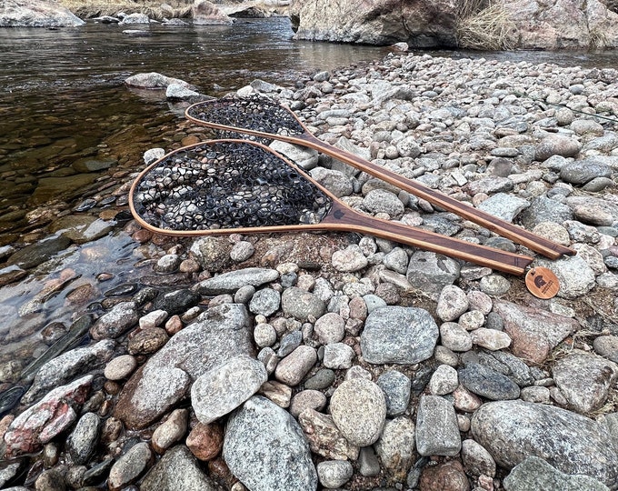 Vintage Trout Fishing Net - Wood Frame, Red Handle, Collectible Fishing ...