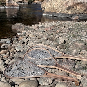 Handcrafted Wooden Fishing Nets- Wading Net - Etsy