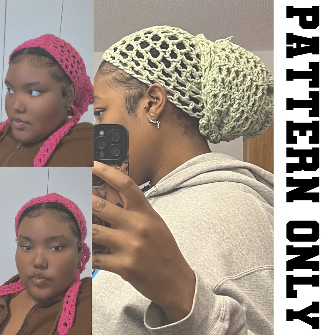Crochet Durag Pattern, Durag Pattern, Crochet Durag - Etsy