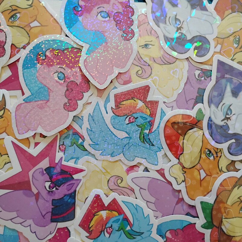 My Little Pony Stickers - Etsy