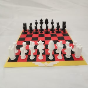 Full Chess Set - Code Geass Inspired - Etsy