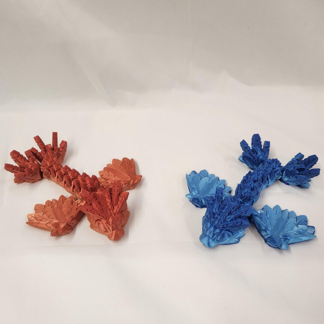 Tiny Flying Serpent - Ice Serpent - Fire Serpent - 3d Printed ...