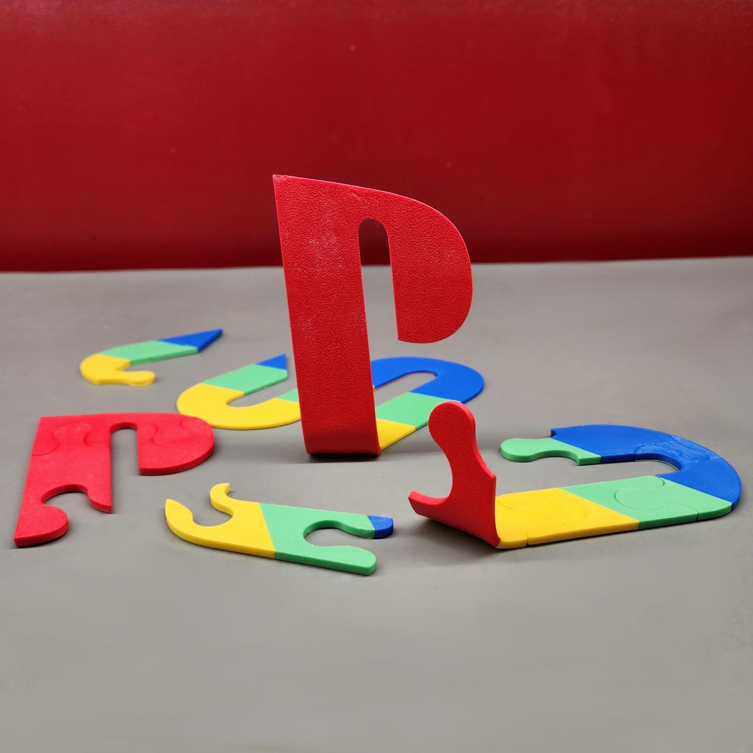 Playstation PS Logo Puzzle or Solid Sign Display 3D Printed - Etsy