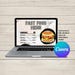 Fast Food Menu Template Bold and Fun Canva Menu Design Editable ...