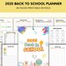 2025 Back to School Planner: Student Study Organizer (printable ...