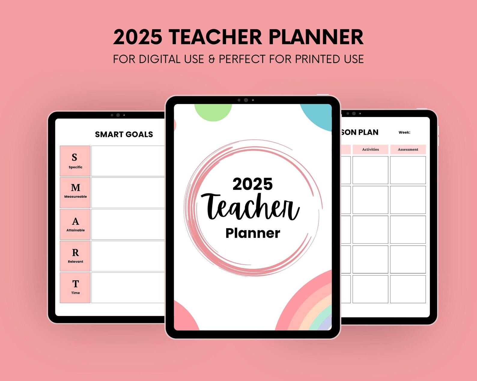 2025 Teacher Planner: Academic & Classroom Organizer (instant Download ...