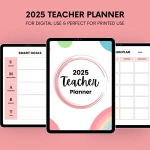 2025 Teacher Planner: Academic & Classroom Organizer (instant Download ...