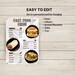 Fast Food Menu Template | Bold and Fun Canva Menu Design | Editable ...