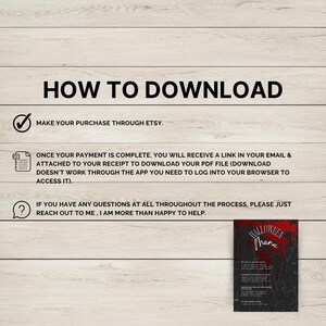 Spooky Halloween Menu Template: Customizable Horror Design (canva ...