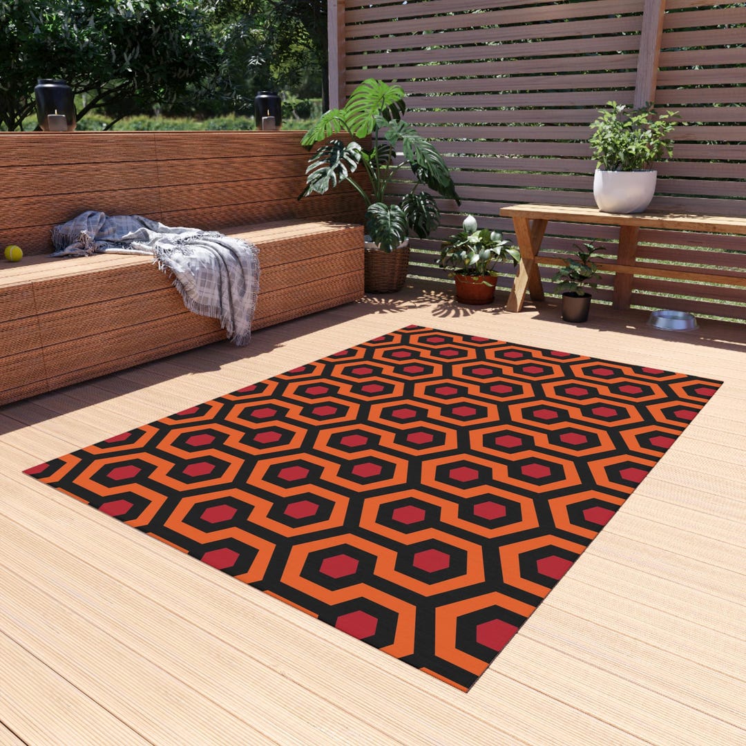 Overlook Hotel Outdoor Rug | Horror Movie Rug | Creepy Decor | Danny ...