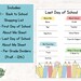 Back to School Organizer Printable Pack - 17 Sheet - Digital File - Etsy