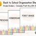 Back to School Organizer Printable Pack - 17 Sheet - Digital File - Etsy