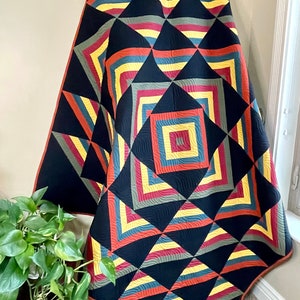 Printed Percussion Quilt Pattern - Baby, Throw, Queen and King - Etsy