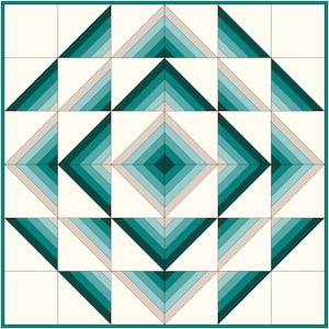 Printed Percussion Quilt Pattern - Baby, Throw, Queen and King - Etsy