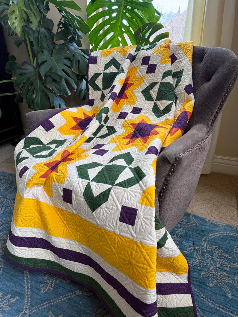 Scatter Sunshine Quilt Pattern (printed Booklet) - Baby, Throw, and ...