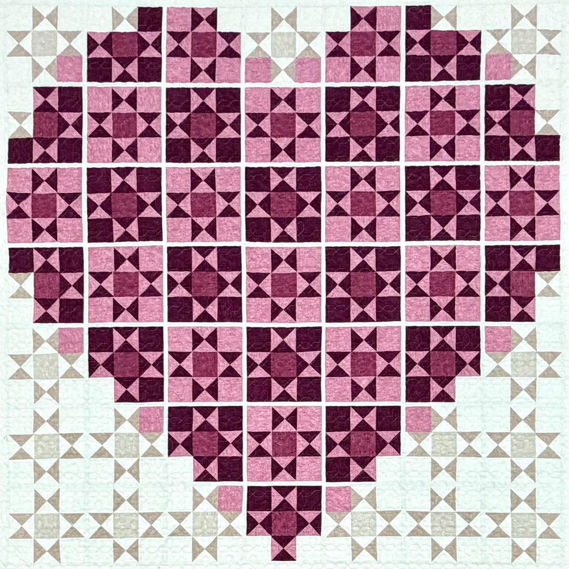 PDF Starry Sweetheart Quilt Pattern - Baby, Throw, and King Size - Etsy