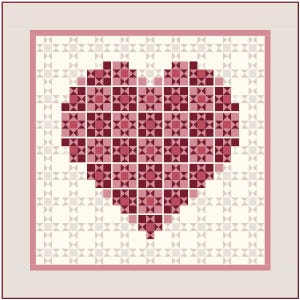 PDF Starry Sweetheart Quilt Pattern - Baby, Throw, and King Size - Etsy