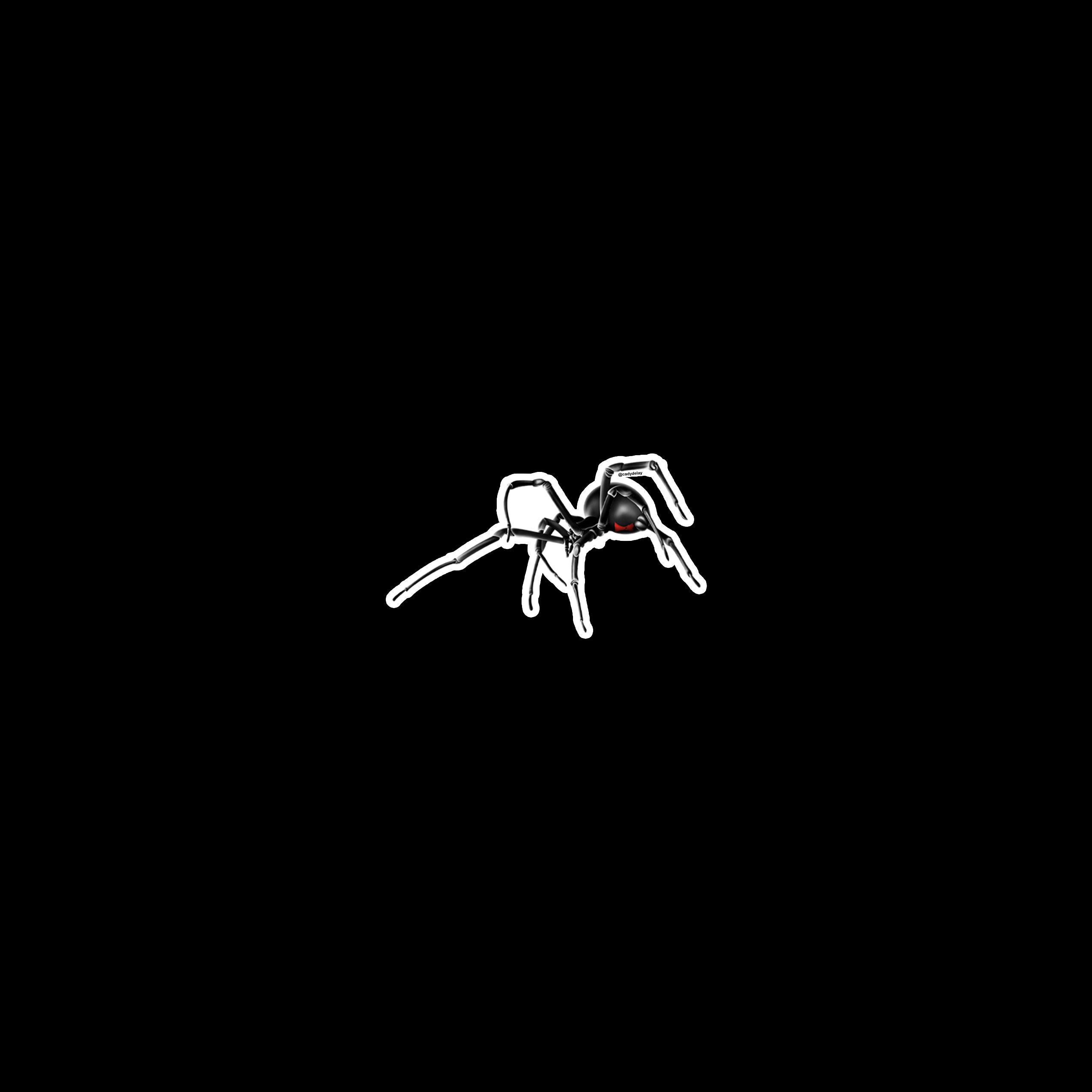 Western Black Widow Sticker - Etsy