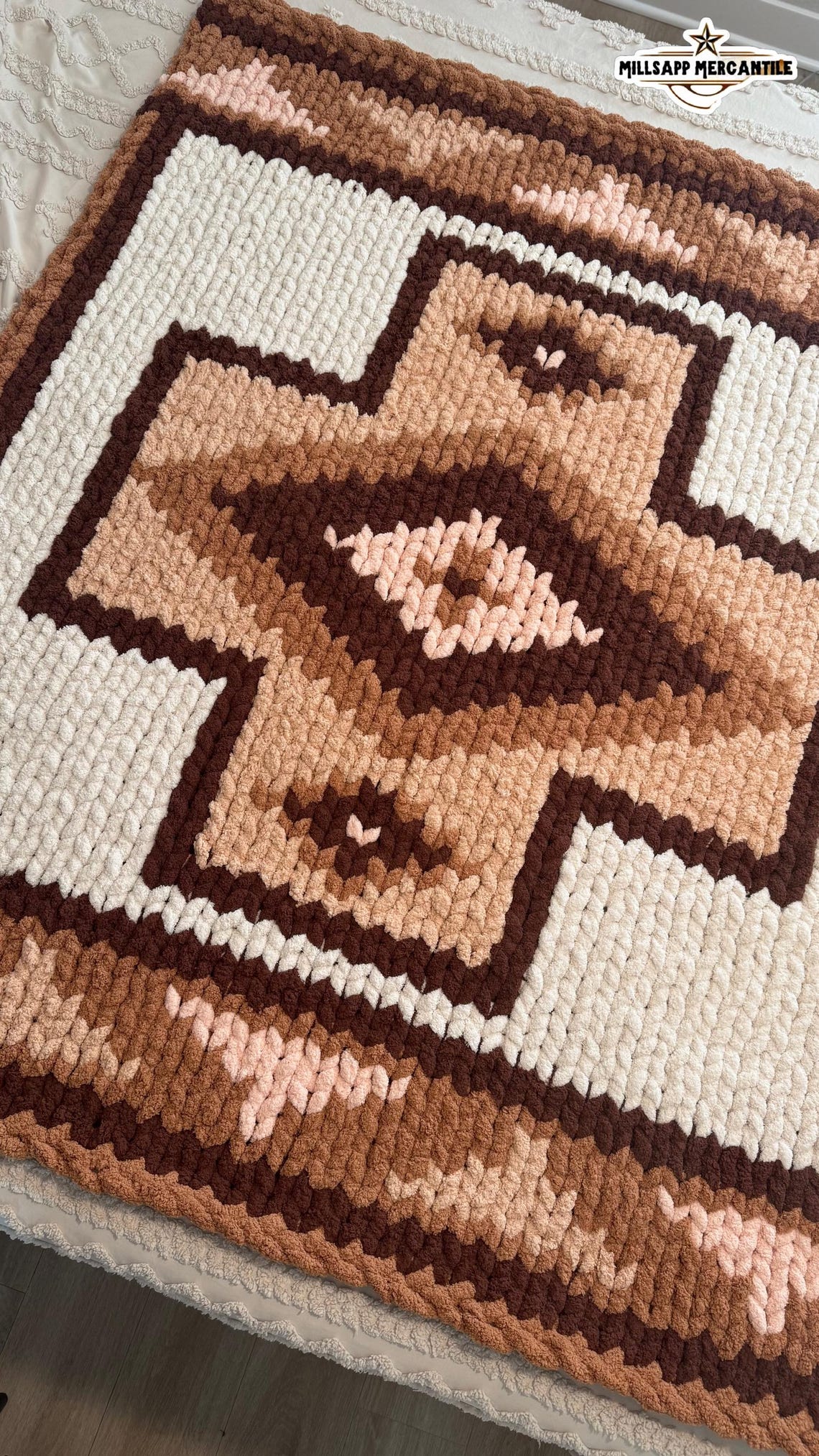 Aztec Chunky Blanket Design 3 Pattern - Etsy