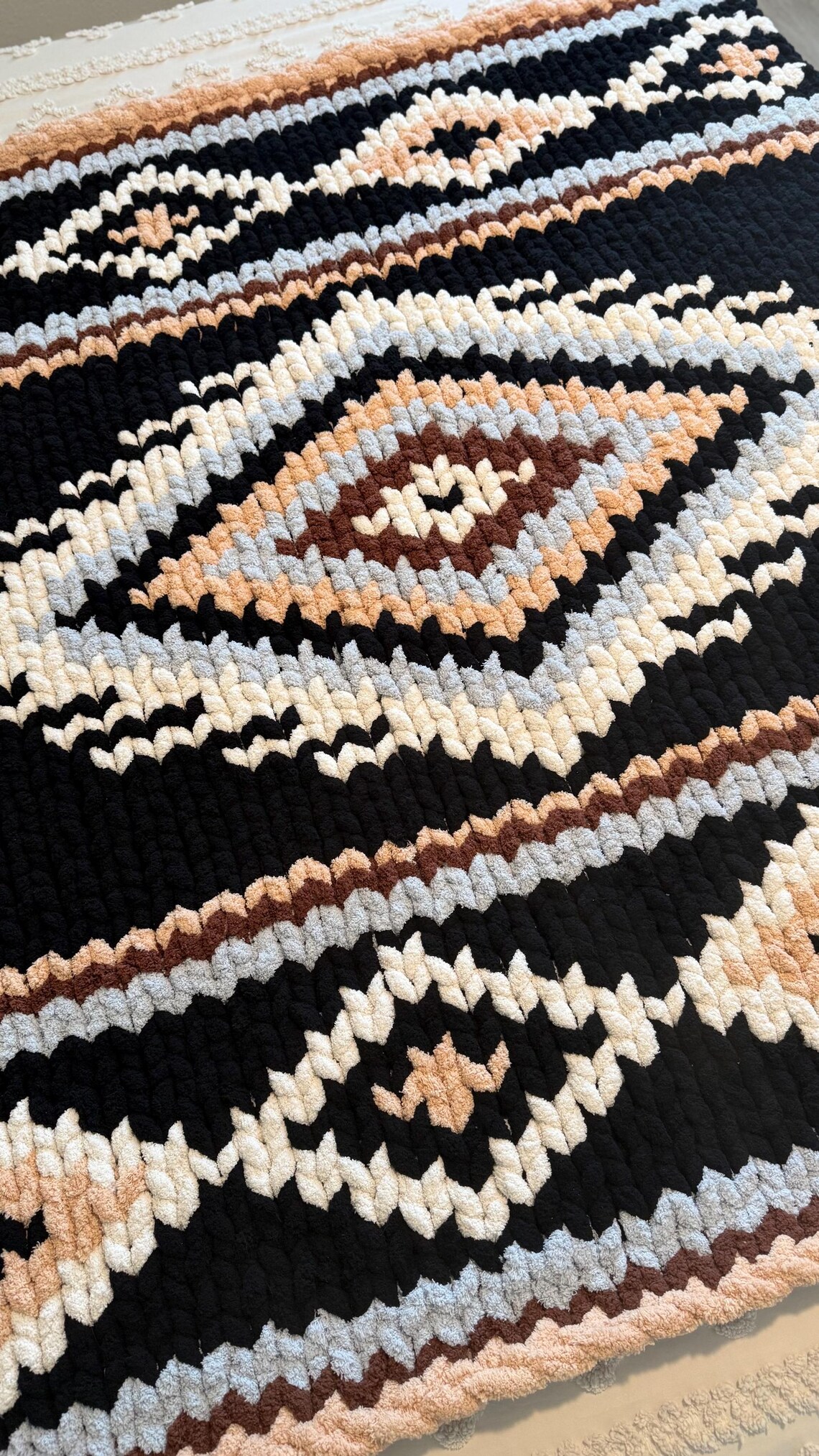Aztec Chunky Blanket Design 4 Pattern - Etsy