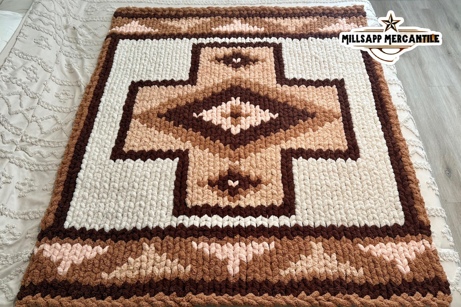 Aztec Chunky Blanket Design 3 Pattern - Etsy