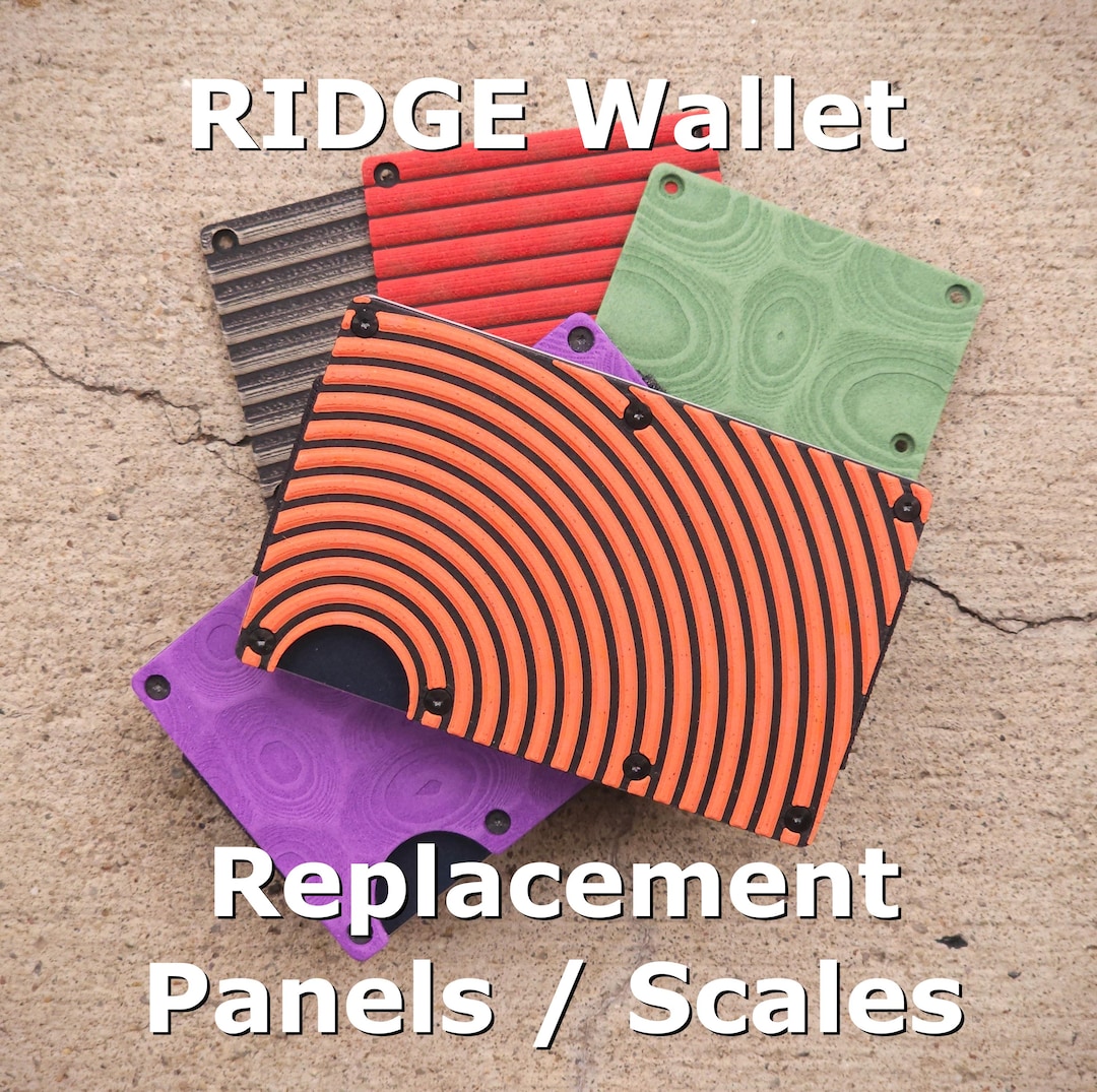 Replacement Plates / Scales for Ridge Wallets - Many Colors to Choose ...