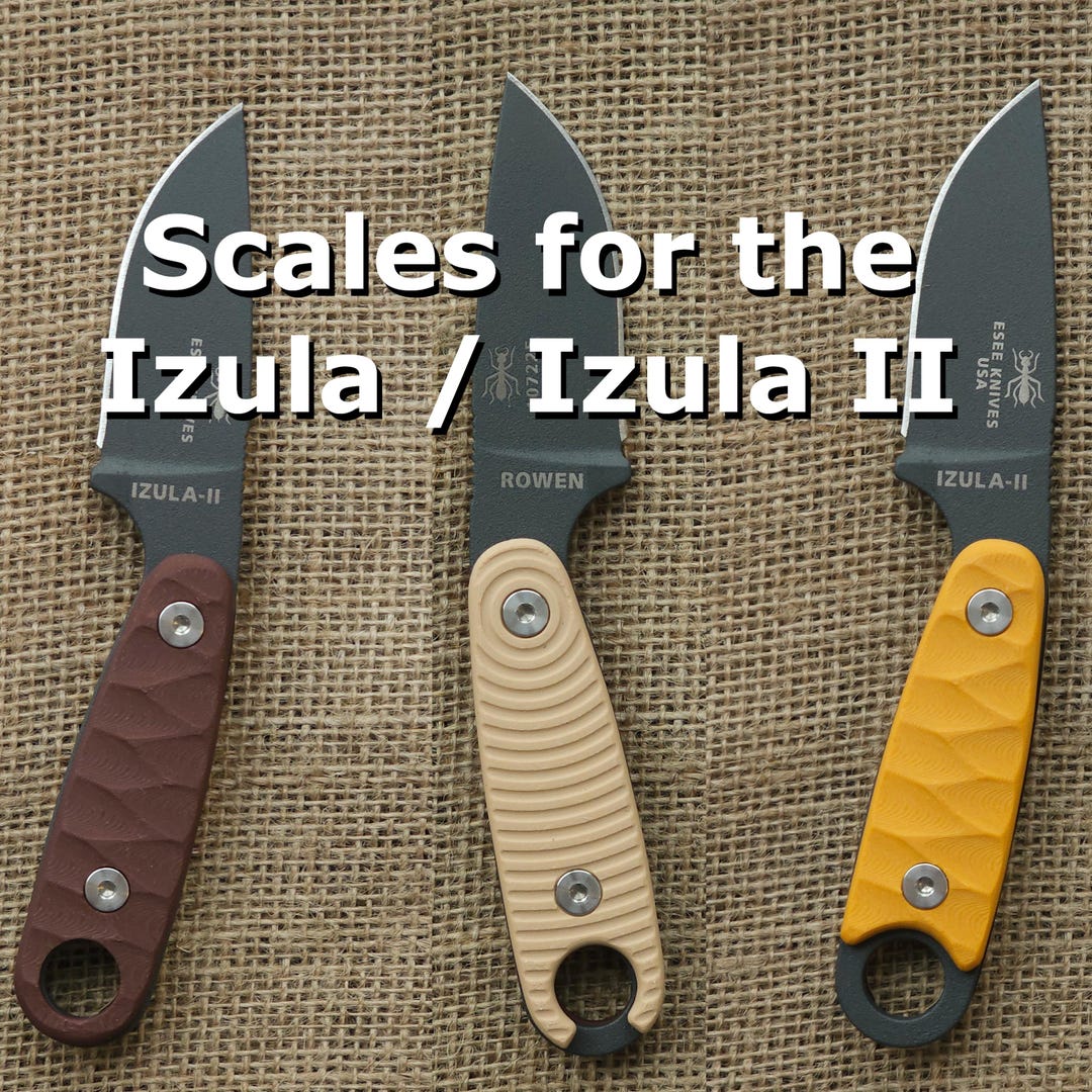 ESEE Izula and Izula II Handles/scales (no Hardware) in 3 Styles ...