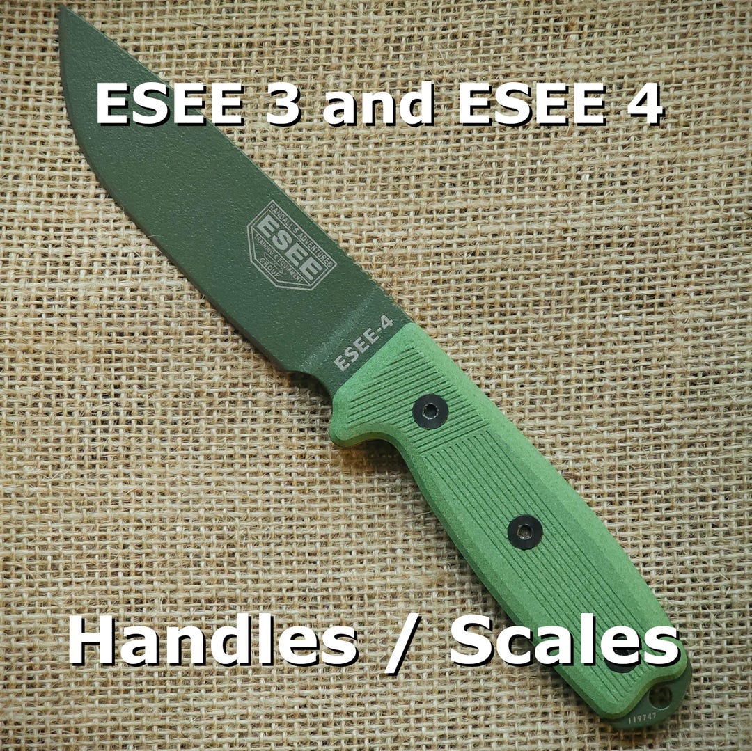 ESEE 3 and ESEE 4 Knife Handles / Scales in Multiple Patterns - Etsy