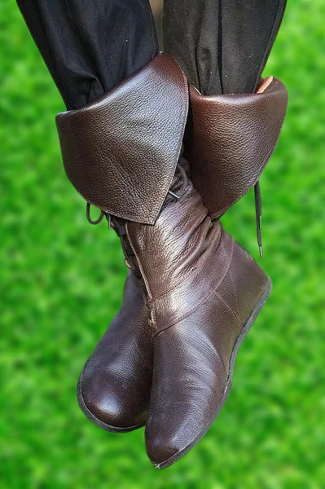 Medieval Cosplay Men's Boots Renaissance Steampunk Boots Gothic Knight ...