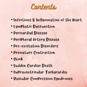 Cardiovascular System High Yield Notes Printable Medical Student Notes ...