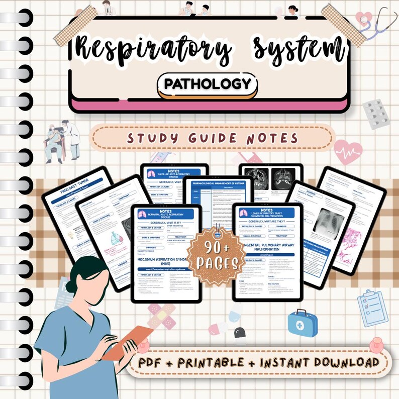 Respiratory System - Pathology | Nursing Study Guide | Nursing School ...