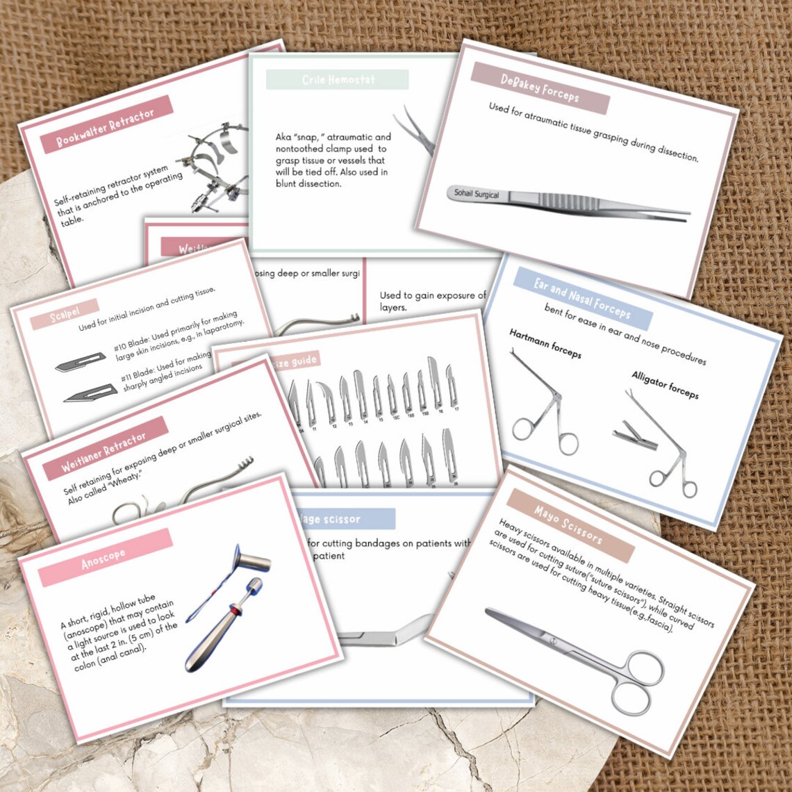 Common Surgical Instruments Flashcards | Medical Surgery Tools ...