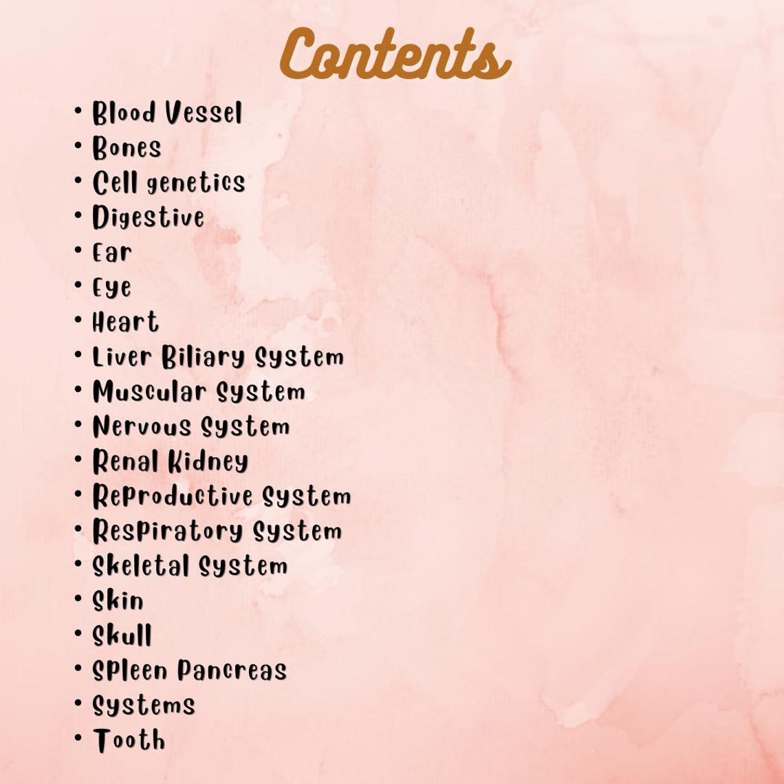 Anatomy & Biology Stickers Human Anatomy Stickers Good Notes Stickers ...