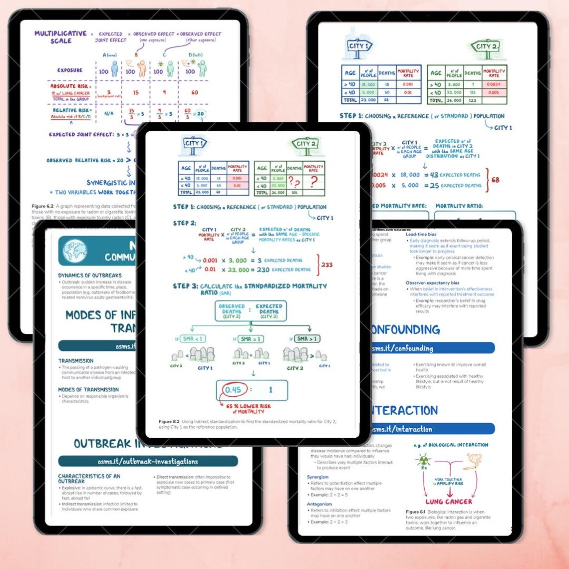 Biostatistics and Epidemiology Digital Nursing Notes Printable Nursing ...