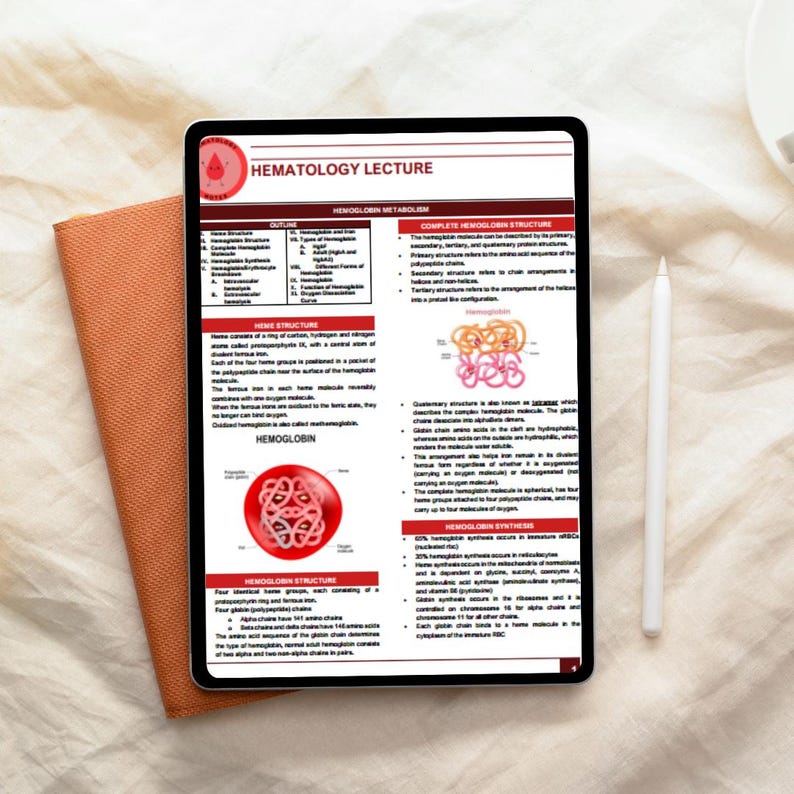 Hematology Notes & Flashcards | Medical Technology Study Guide | Blood ...