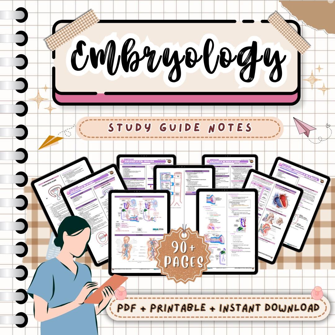 Embryology Notes | Nursing Study Guide | Nursing School Notes | Nurse ...