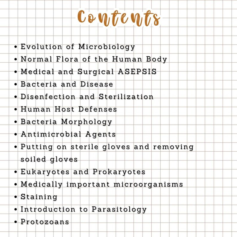 Microbiology and Parasitology Nursing Study Notes | Infection ...