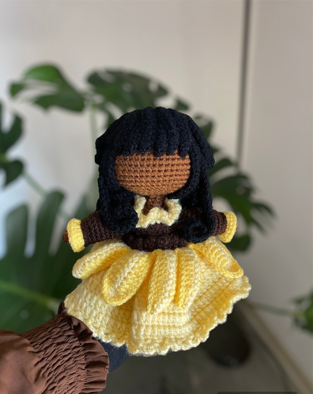 Sunflower Girl Crocheted Faceless Dolls Eid Gifts - Etsy