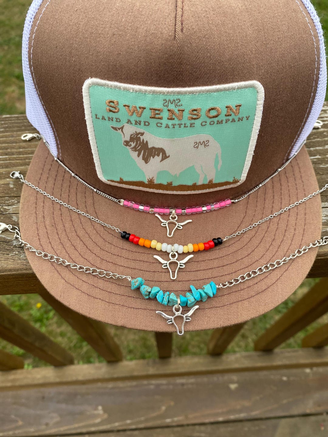 Long Horn Hat Chains - Etsy