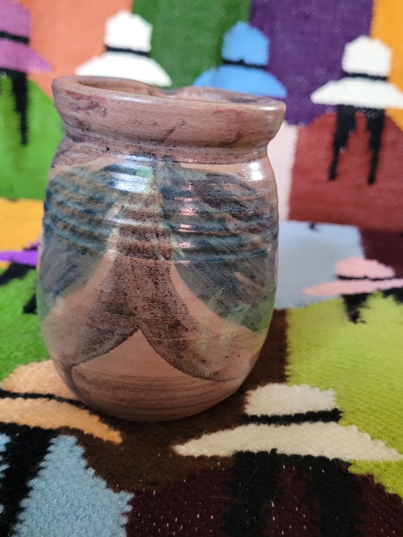 Studio Art Pottery Owl Vase, Signed cw Primitive Art - Etsy