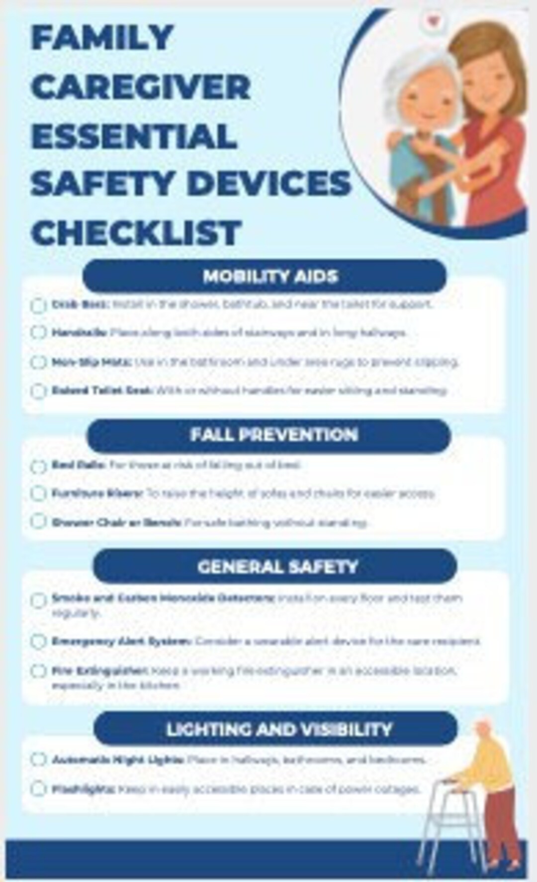 Caregiver Safety Checklist: Comprehensive Home Safety Guide for Elderly ...