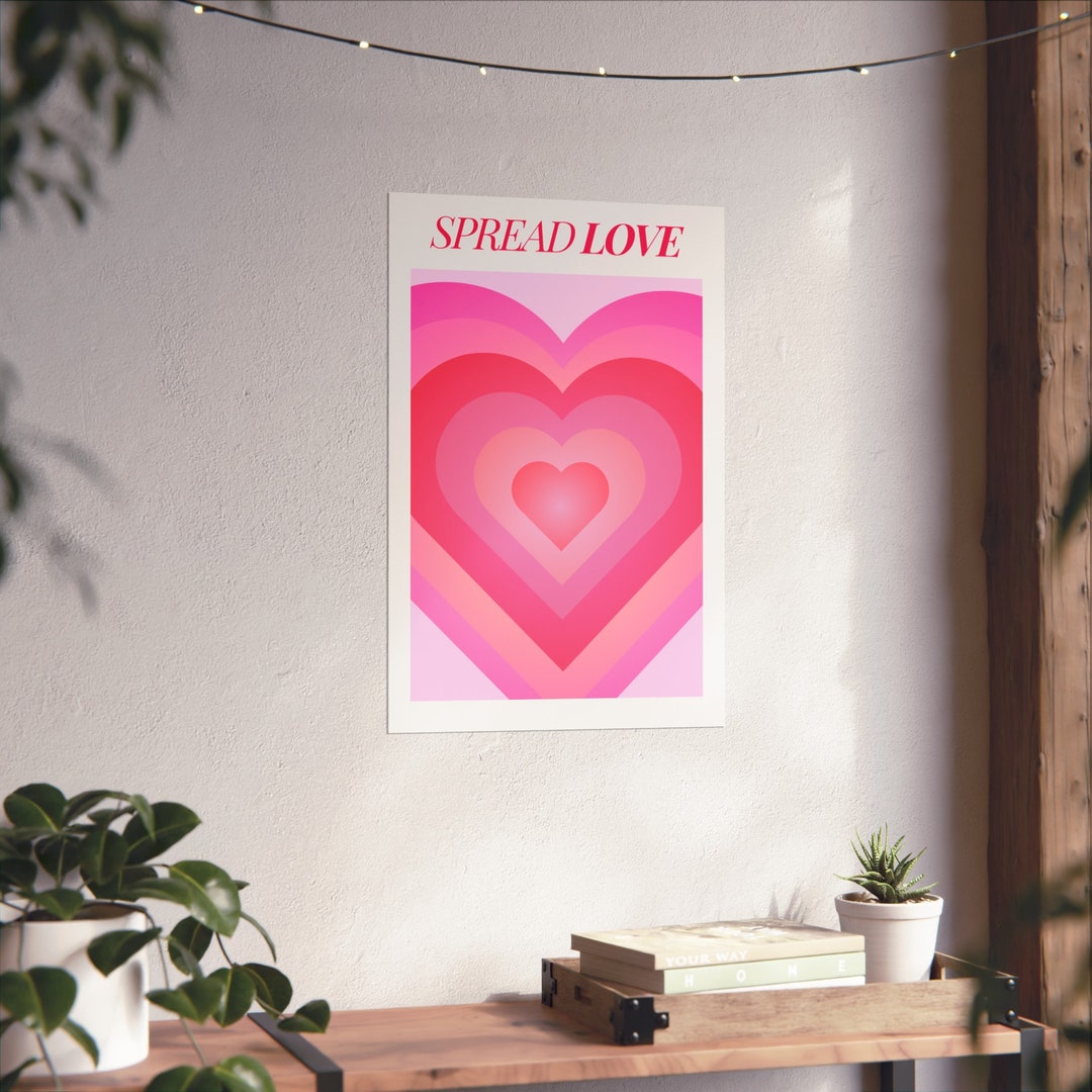 Wall Art spread Love Poster - Etsy