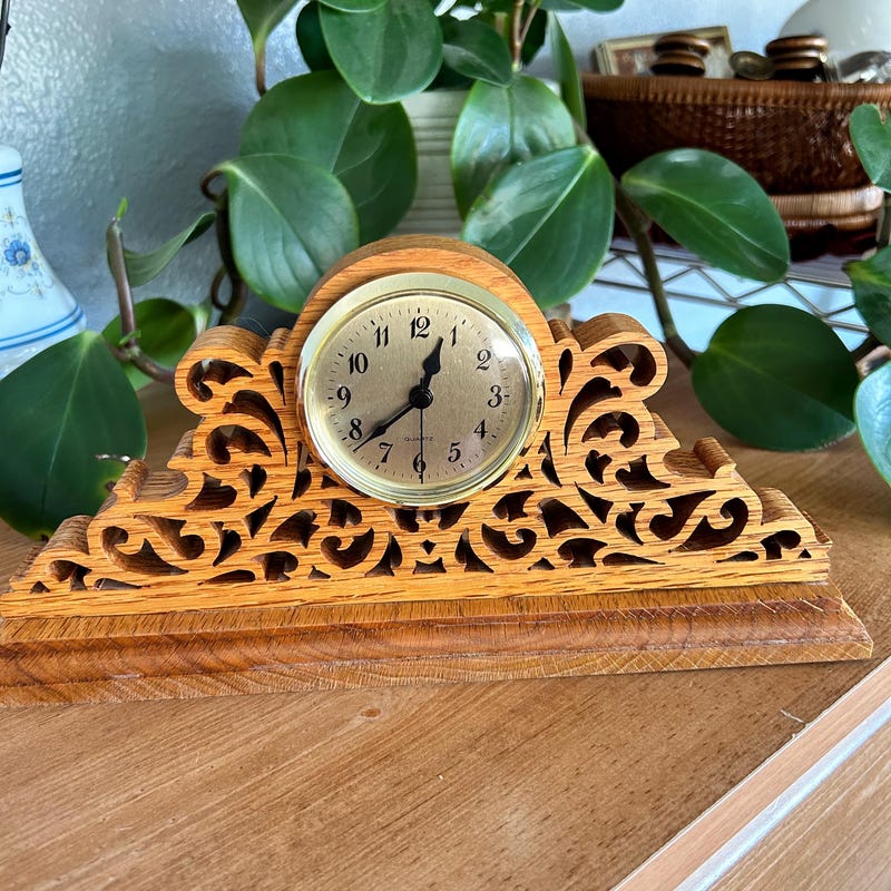 Vintage Mantel Clock - Etsy