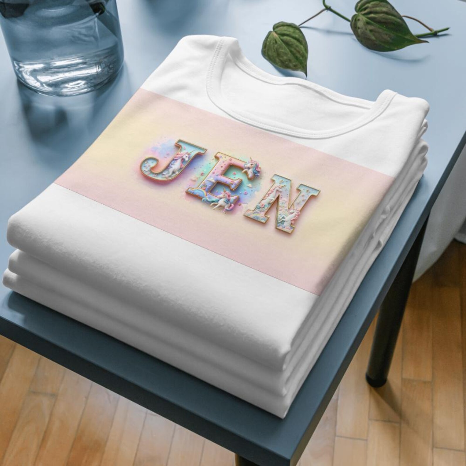 Pink Pastel Unicorn Alphabet Letters | Digital Download | Nursery Wall ...