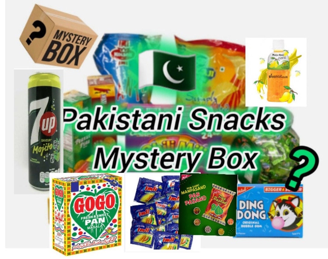 Pakistani/indian Snack Box Mystery 10 Full-size Products FREE Gift ...