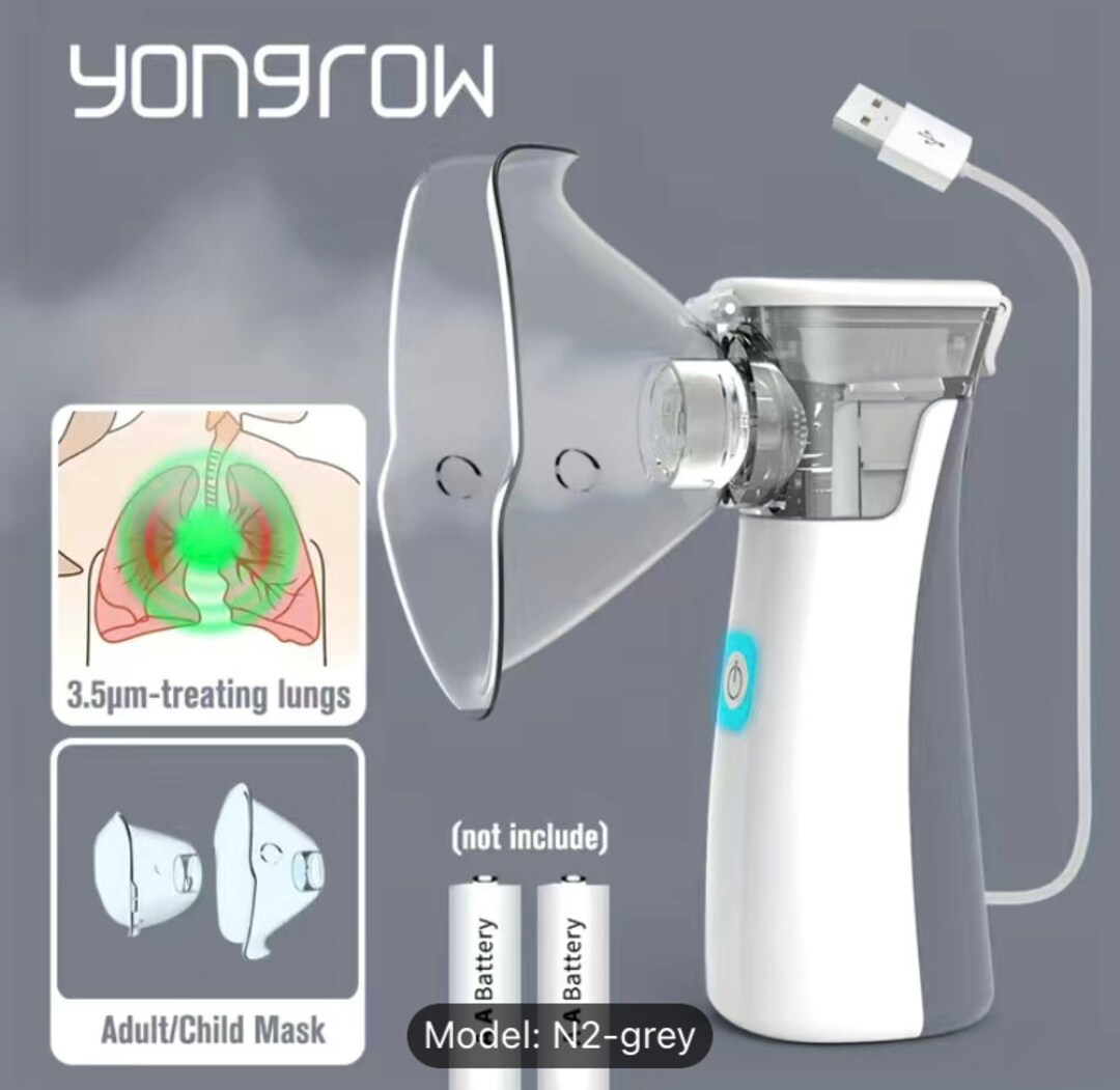 Portable Ultrasonic Mesh Nebulizer, Usb-recharged, for Adults and ...