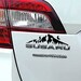 Mt. Hood & Sasquatch Car Emblem Decal Badge Accessories PNW Bigfoot ...