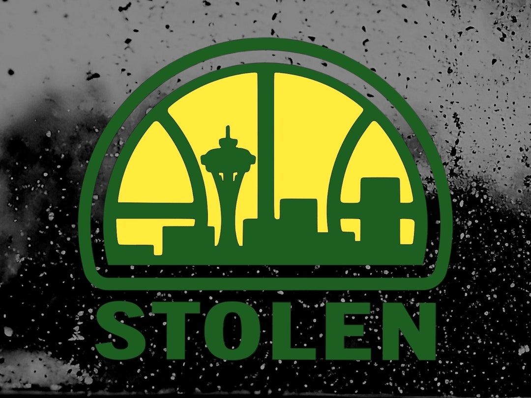STOLEN Seattle Sonics 1993 Logo Decal | PNW Supersonics Sticker for ...